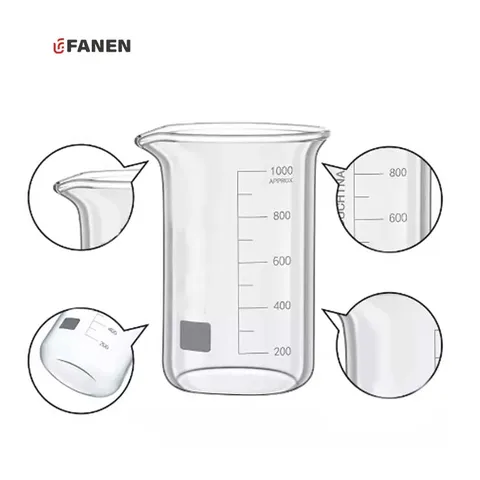 Buy Fanen 50-2000ml Tall Form Boro3.3 Beaker 200ml Lab Equipment Beaker ...