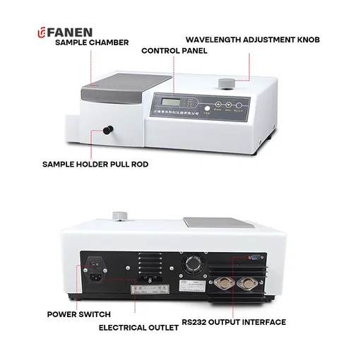 Buy Fanen 340~1000nm Visible Spectrophotometer 721 Uv/visible ...