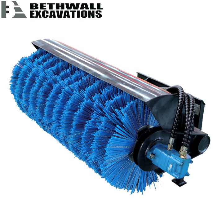 Buy Front End Wheel Loader Attachments Angle Broom Mini Loaders Snow ...