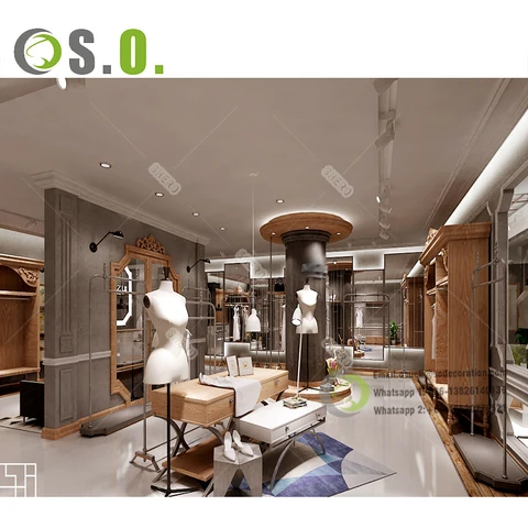 Buy Garment Store Women Clothes Shop Interior Design Decoration ...