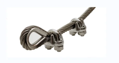Buy Heavy Duty Ss 304 316 Rigging Hardware For Cable Fixing Type Din741 ...