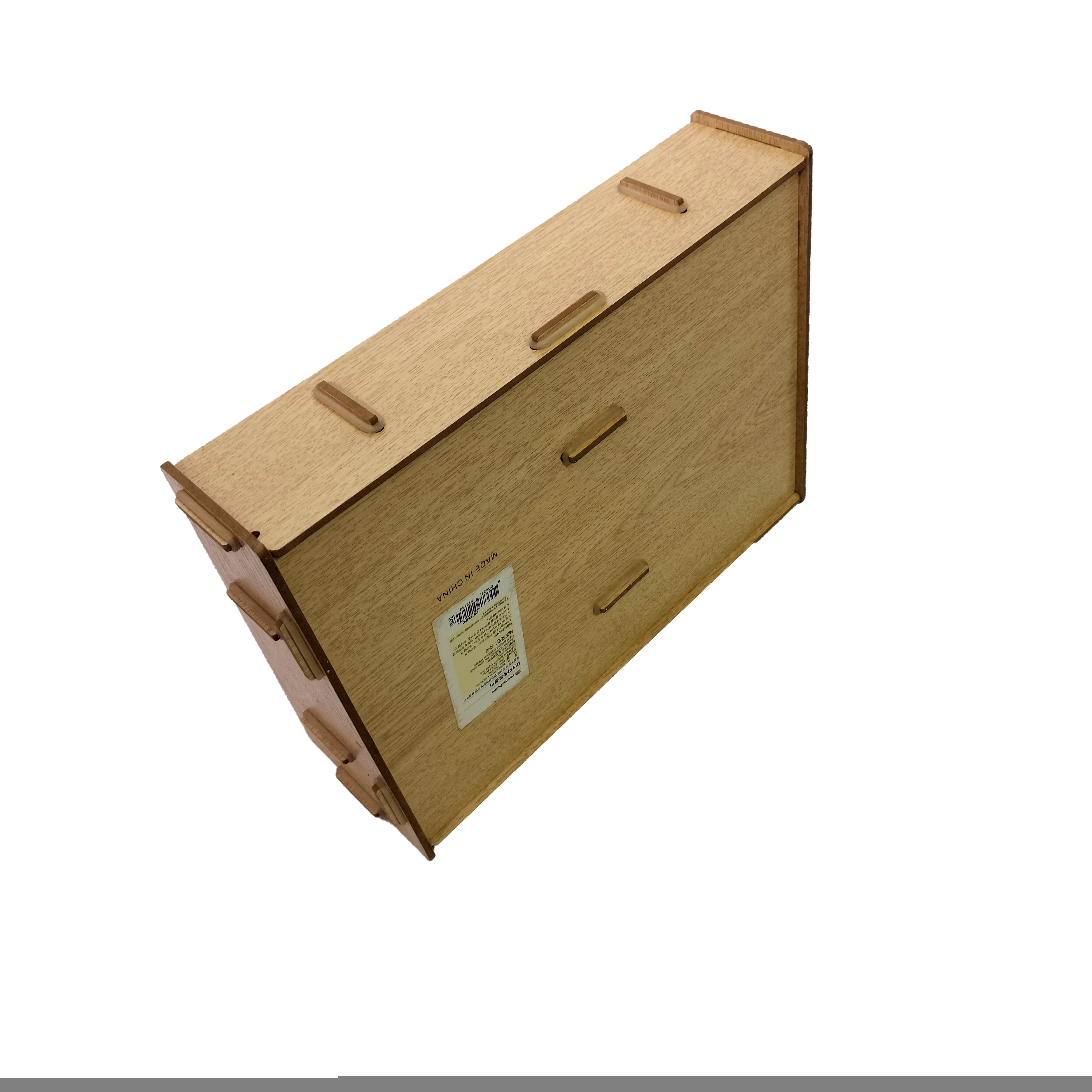 Buy Home Decorative Wood Fruit Grid Storage Box Crate The Wooden Boxes ...