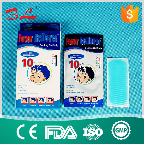 Buy Kids Fever Cool Patch Cooling Gel Patch from Zhejiang Bangli ...