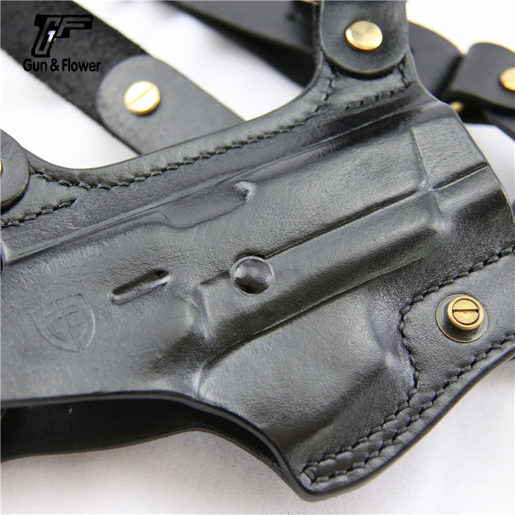 Buy Leather Undercover Shoulder Holster Rig With Pistol & Handcuff ...
