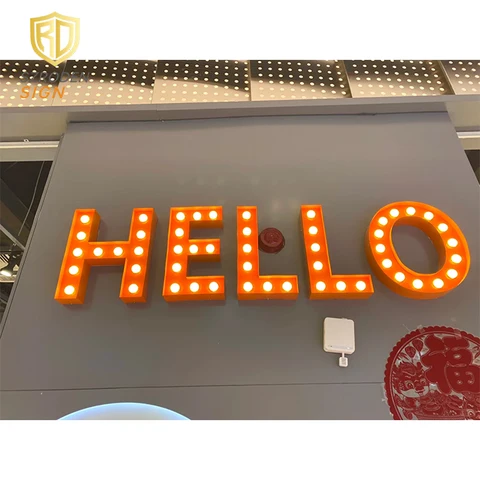 Buy Led Marquee Letter Open Face Channel Letter Bulb Channel Letter ...