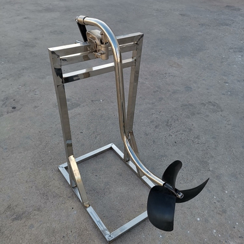 Buy Manual Outboard Motor Small Marine Thruster Hand-operated Power ...