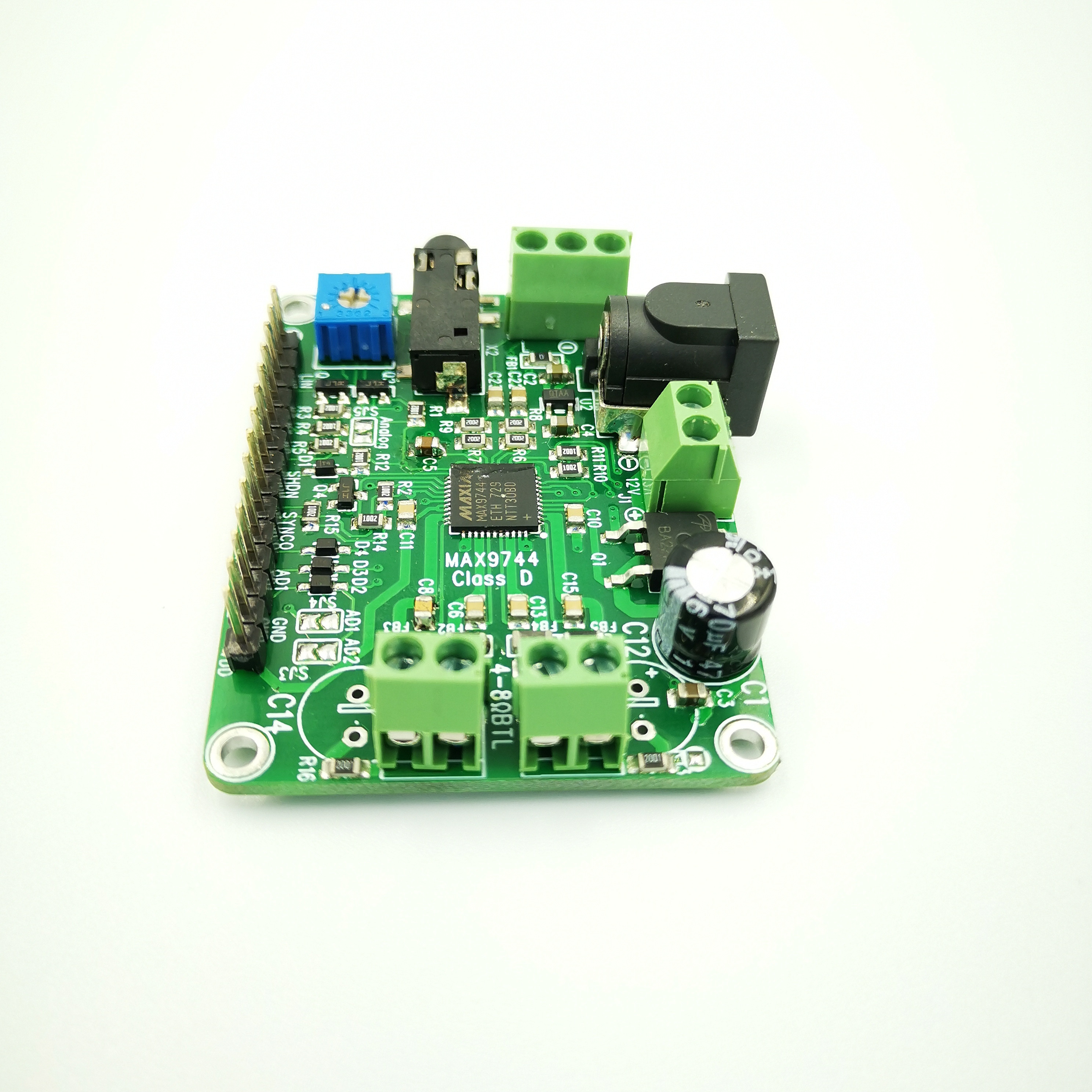 Buy Max9744 12v 2*20w Class D Amplifier Board @8ohm Can Be Customized ...