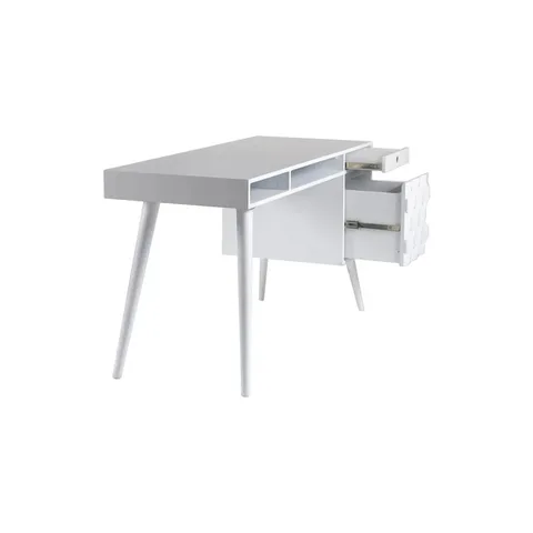 Buy Modern Minimalist White Desk Simple White Home Office Desk White ...