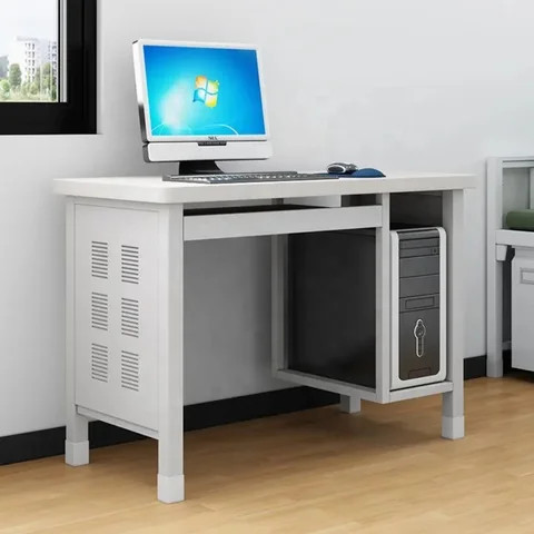 Buy Modern Office Furniture Staff Metal Computer Desk Home Steel ...