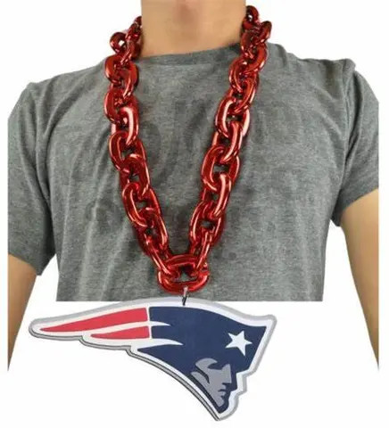 Buy New England Patriots Fan Necklace Custom All Teams Fans Chains ...