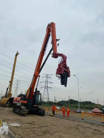 Buy New Excavator Vibro Hammer Revh-250 Sheet Pile Driver Casing For ...