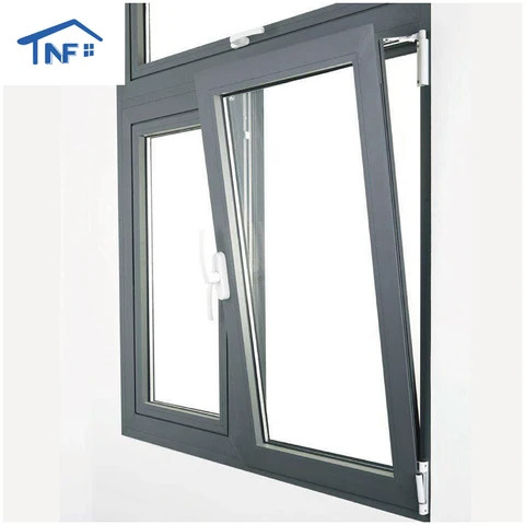 Buy Nfrc Certificate Aluminium Tilt And Turn Window With Mosquito Net ...