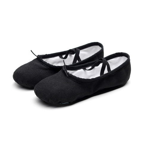 Buy Professional Full Sole Elastic String Dance Slippers Ballet Shoes ...