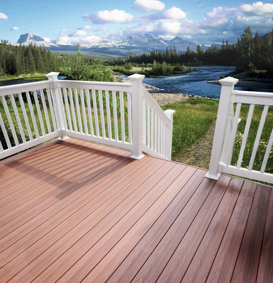 Buy Pvc Plastic Vinyl Railing Porch Stair Railing /handrail from ...