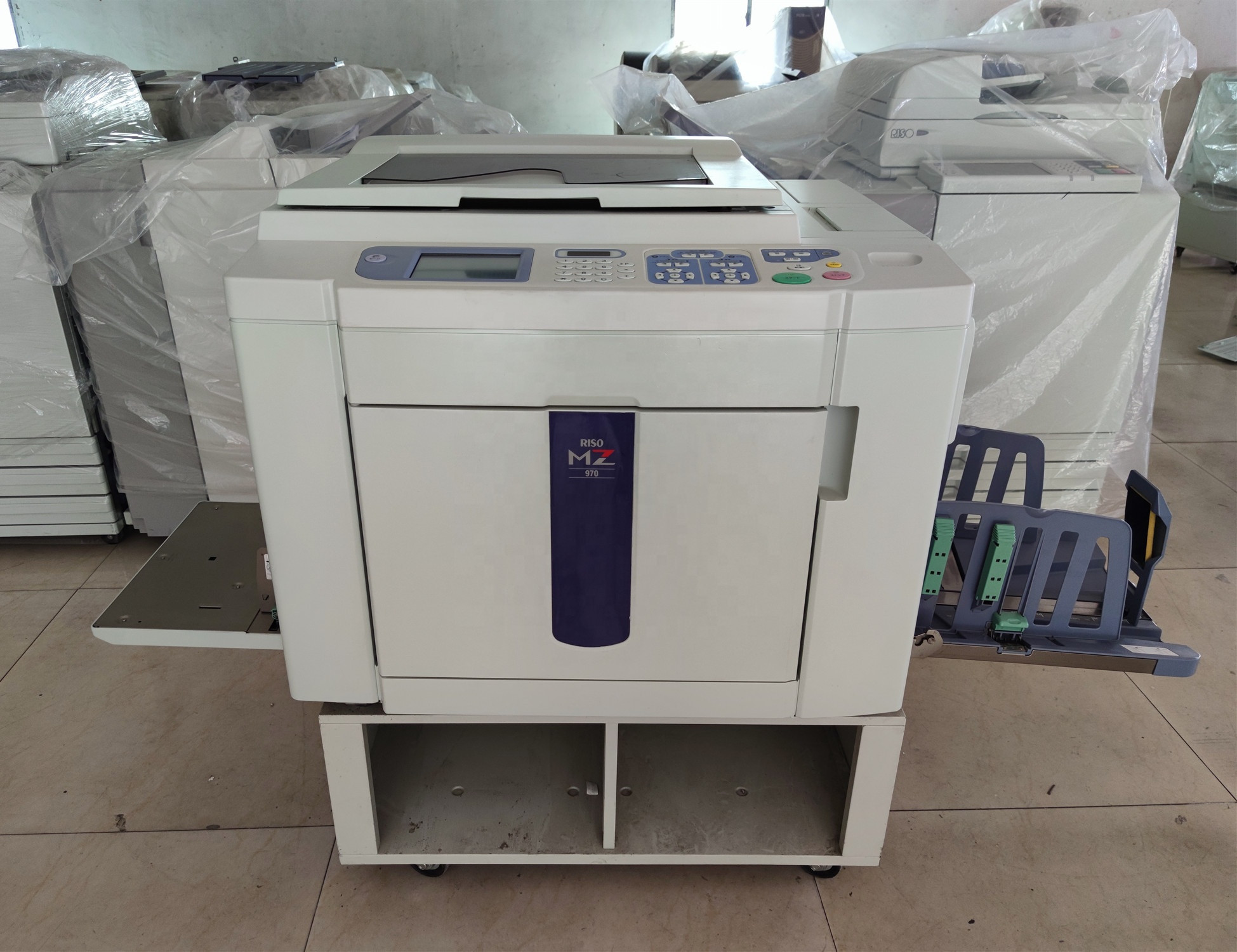 Buy Risos Mz970 Digital Duplicator,carbonless Paper Printer from Guangzhou FUJILON Office ...