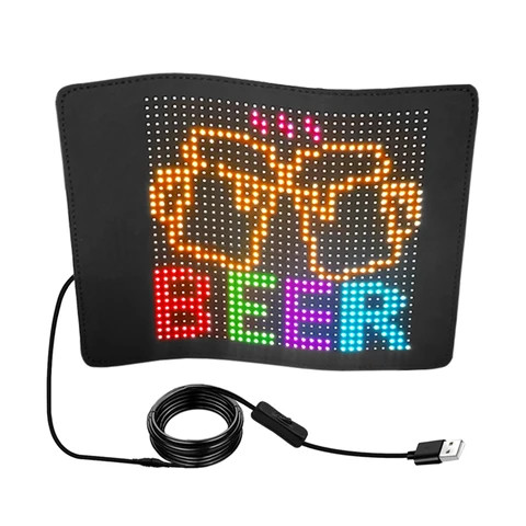 Buy S3232 Smart App Control Car Led Display Screen For Car Rear Window ...