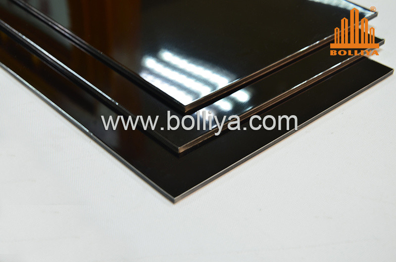 Buy Silver Gold Golden Mirror Brush Brushed Hairline Acp Facade ...