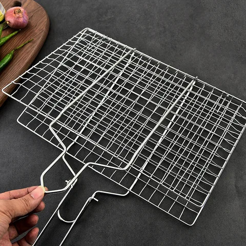 Buy Stainless Steel Bbq Mesh Outdoor Camping Barbecue Accessories ...