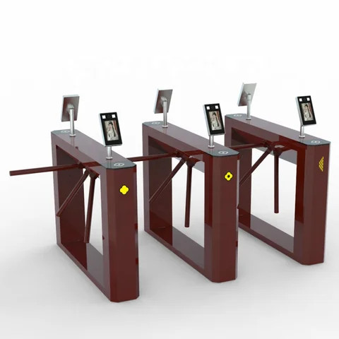 Buy Three Rods Gate Out Door Face Recognition Access Control Bridge ...