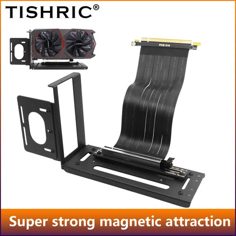 Buy Tishric 20cm Full Speed 3.0 Pcie X16 Copper Cable Shielded Extender ...