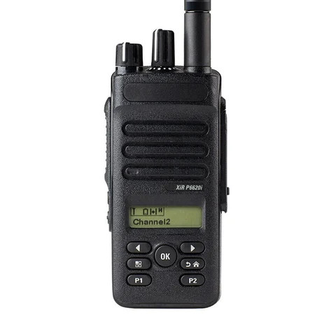 Buy Uhf Vhf Walkie Talkie Xir P6620i Dmr Handheld Radio Dp2600e Two Way ...