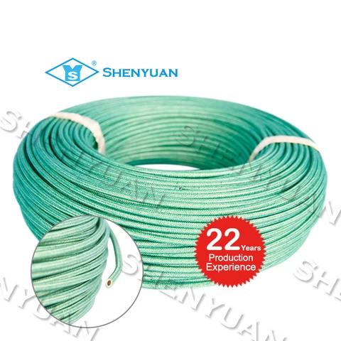 Buy Ul3069 Flexible Flat Tin Copper Silicone Fiberglass Rubber Braided ...