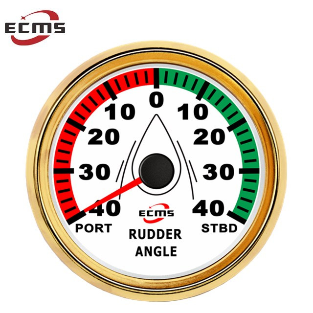 Buy Universal Analog Rudder Angle Indicator Gauge Meter Marine Ship ...