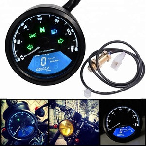 Buy Universal Modified Motorcycle Rpm Meter Digital Odometer ...