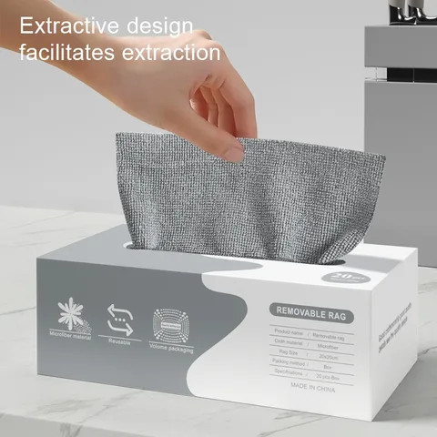 Buy Water-absorbent, Non-linting, Removable Dishcloth For Kitchen ...
