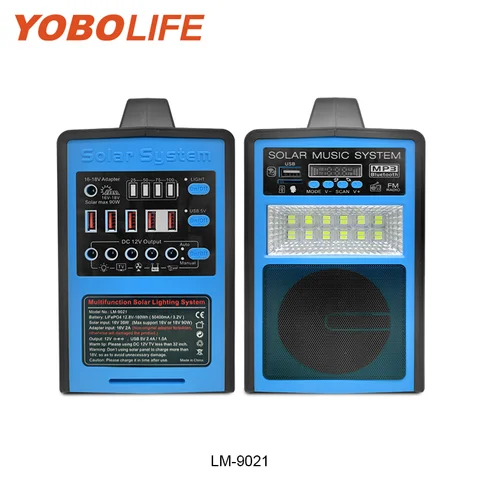 Buy Yobolife Solar Kit Panel With Light Mini Solar Generator 12v Solar ...