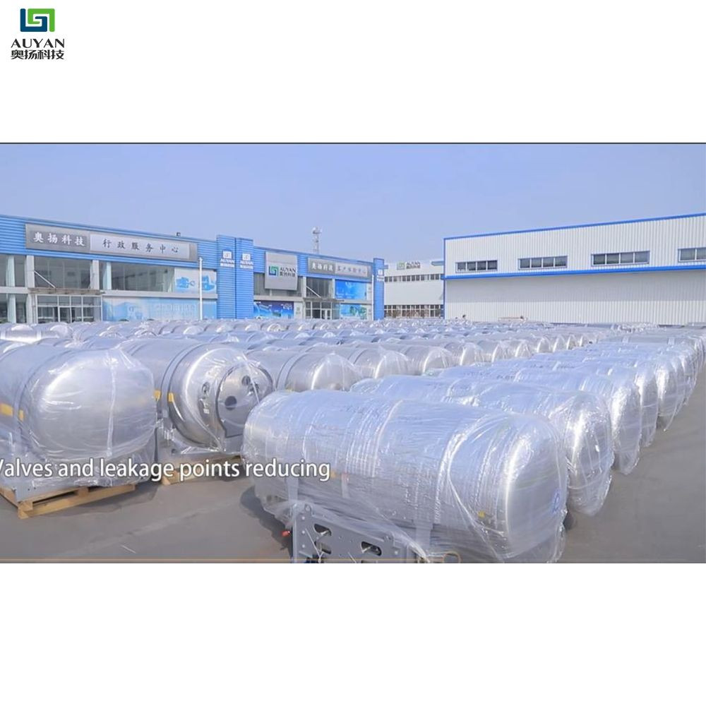 Buy Horizontal Lng Cylinder Gas Tank Bottle Cryogenic Liquid Co2 ...