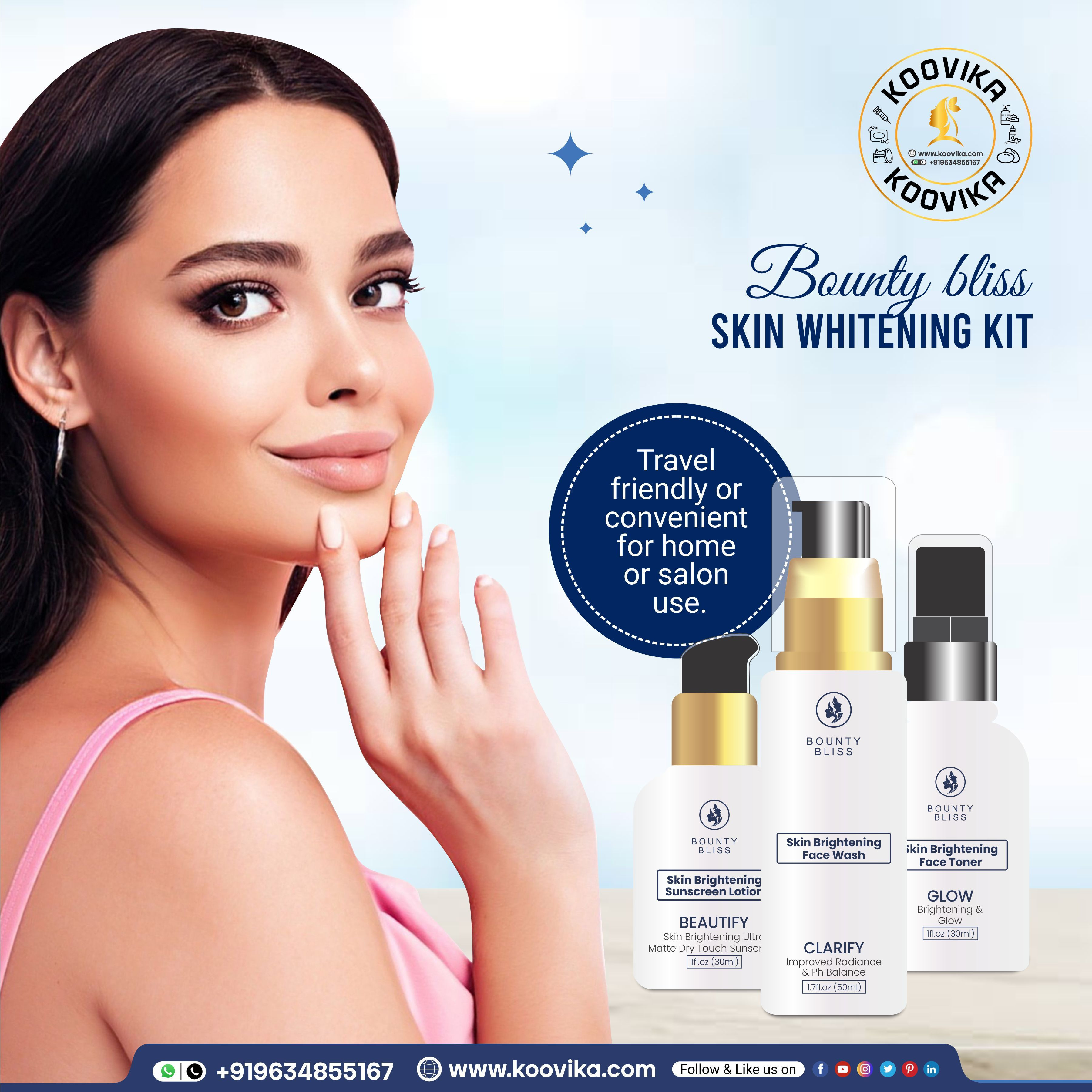 Buy Bounty Bliss Skin Whitening Daily Kit from dermatslab, India ...