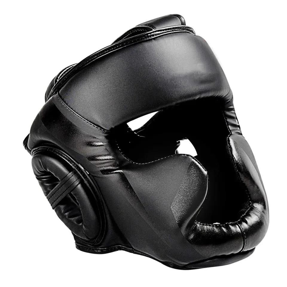 Buy Boxing Equipment Hand Made Mma Martial Thai Helmet Kit Karate ...