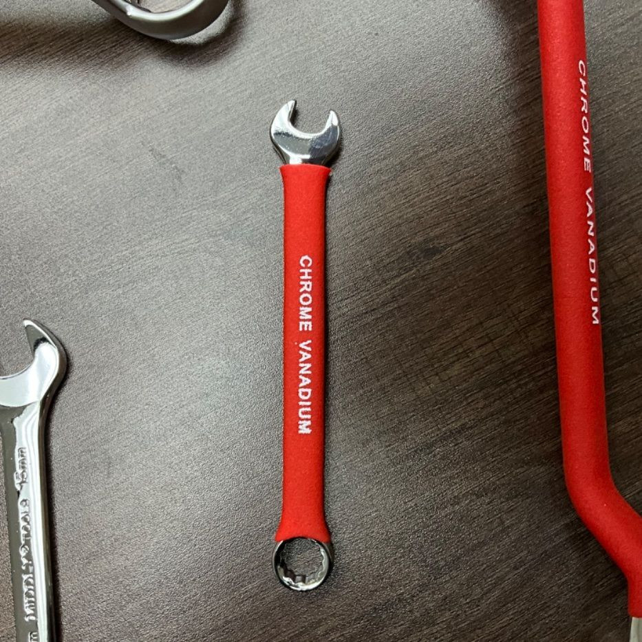 Buy 15/32inch, Mirror, Combination Wrench With Insulated Rubber Dipped ...