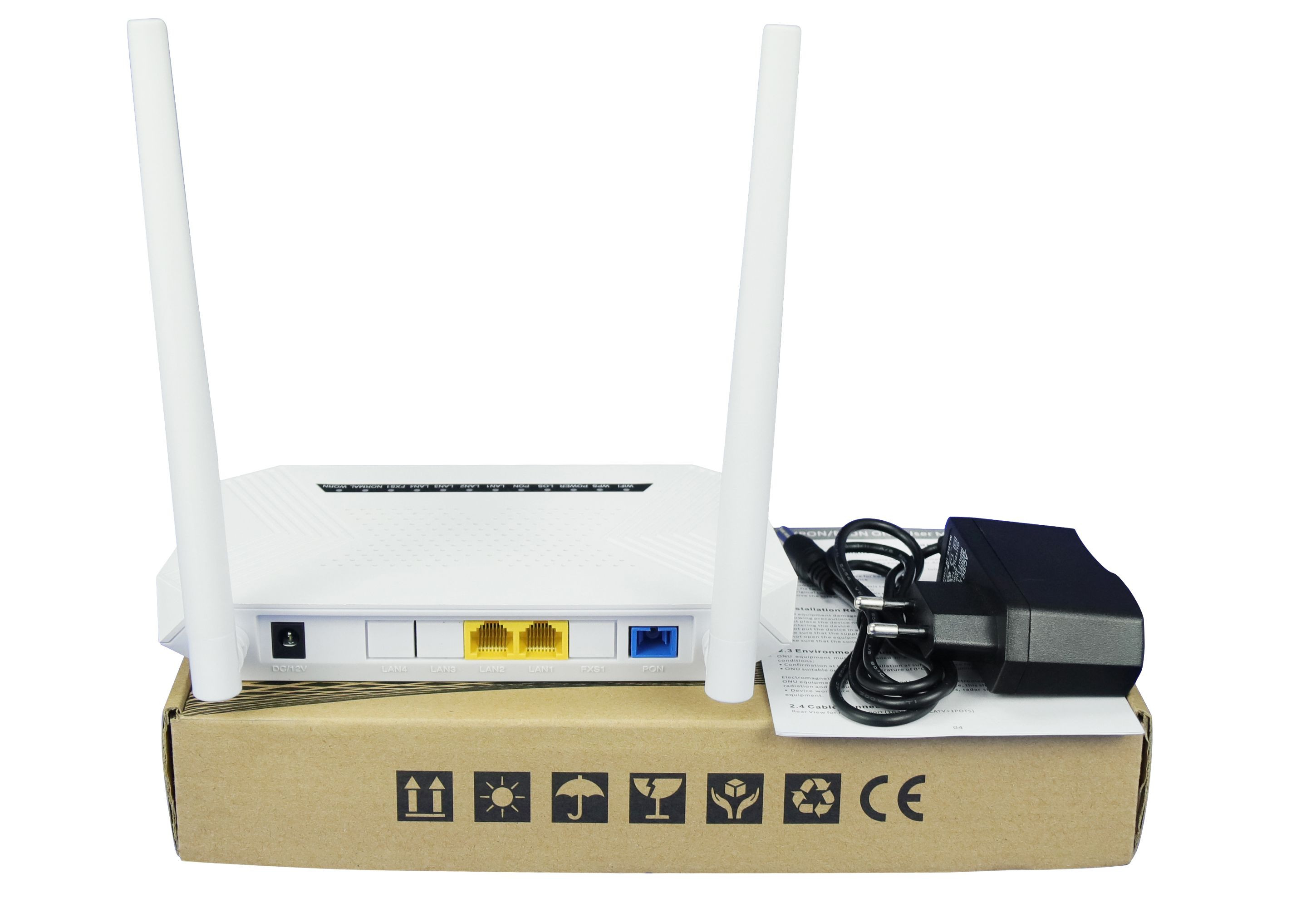 Buy Ftth Modem Fiber Optic Ont Router Pon Onu 1ge 1fe Wifi Xpon Onu ...
