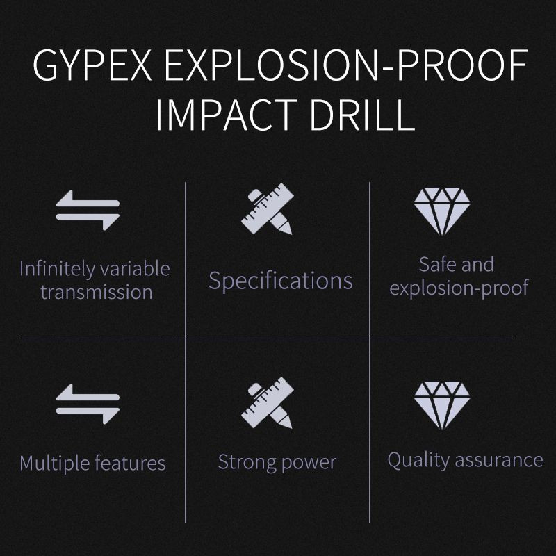 Buy Gypex Explosion Proof Electric Drill Industrial Impact Drill From Guangdong Yingpeng
