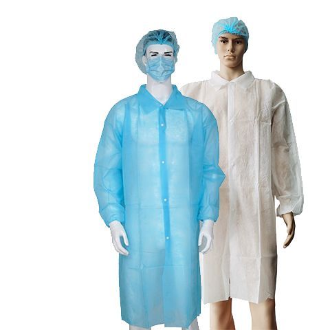 Buy Disposable Non Woven Lab Coat/visitor Gown/patient Gown from Hubei ...