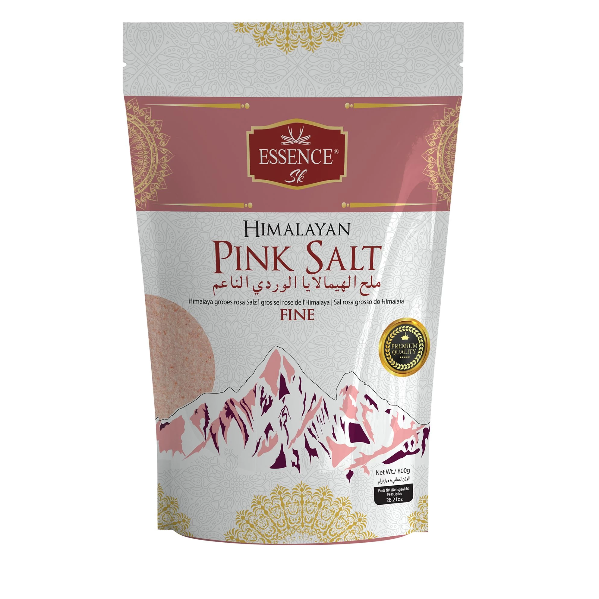 Buy Himalayan Pink Salt Fine Grain Pouches 800gms from Kafi Commodities ...