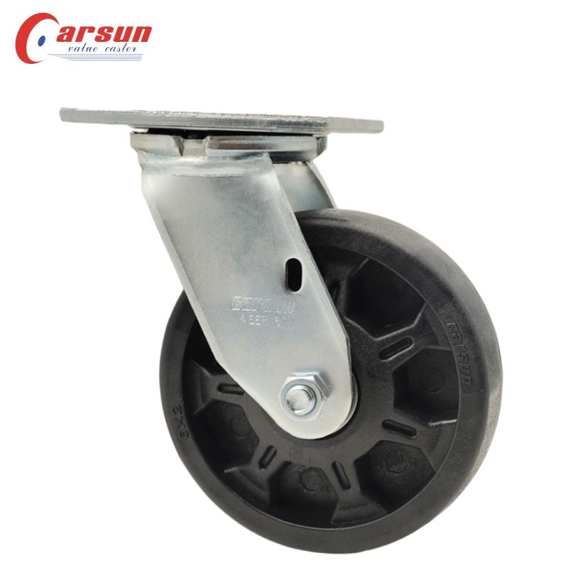 Buy Heavy Duty High Heat Industrial Caster Wheels 6 Inch High ...
