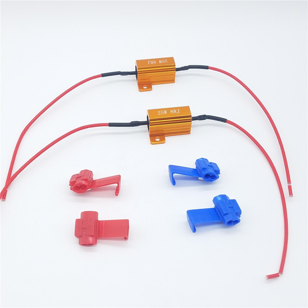 Buy 12v Led Warning Light Canceller Load Resistance Decode 25w 8rj Car ...