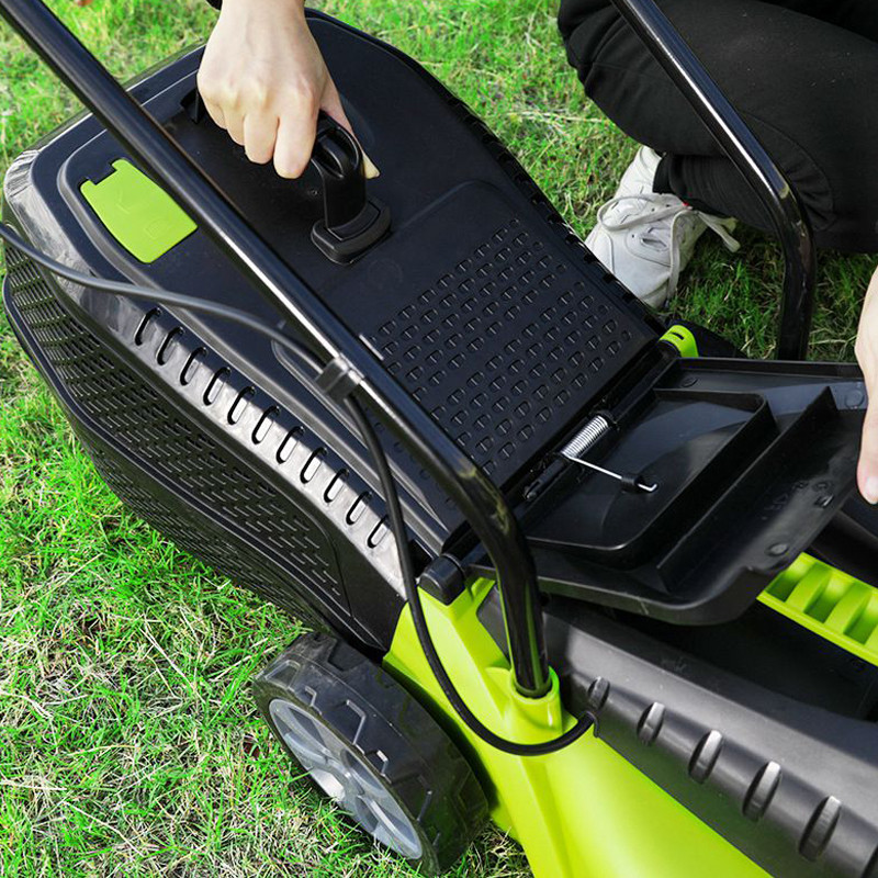 Buy 1600w Powerful Electric Lawn Mower Hand Push Home Lawn Mower from ...