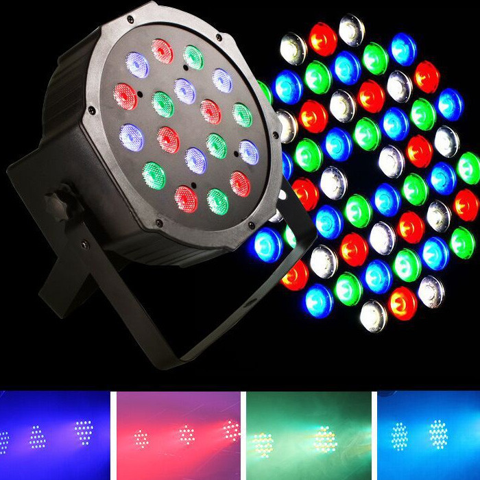 18*1w Rgb Led Stage Light 110v 220v Par Light With Dmx512 Master Slave ...