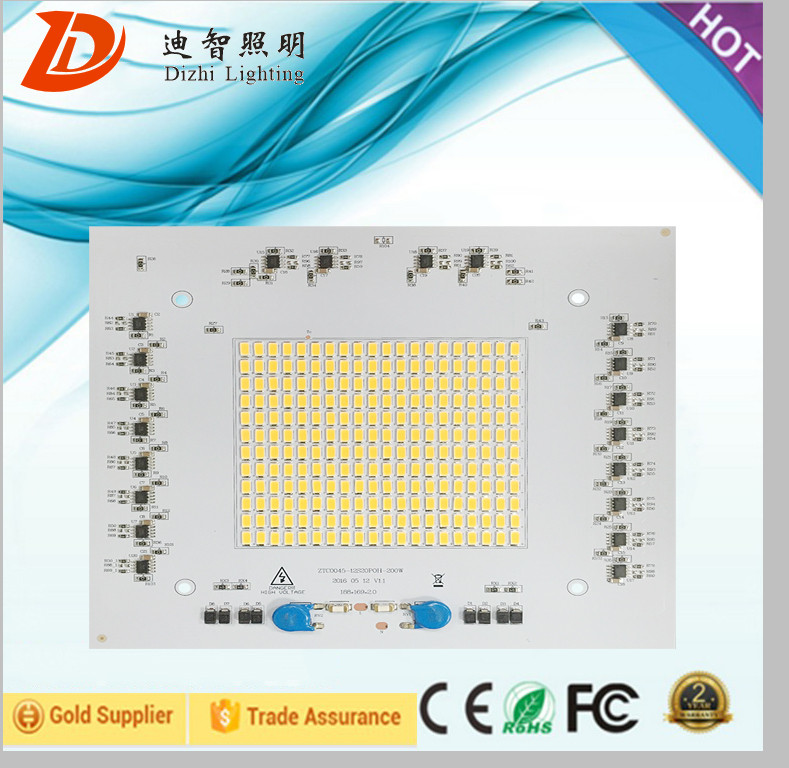 Buy 200w Driverless Flood Light Ac Light Engine Led Pcb Dob Led Module ...