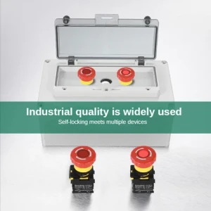 Buy 22mm Mushroom Emergency Stop Button Switch With Light Emergency ...