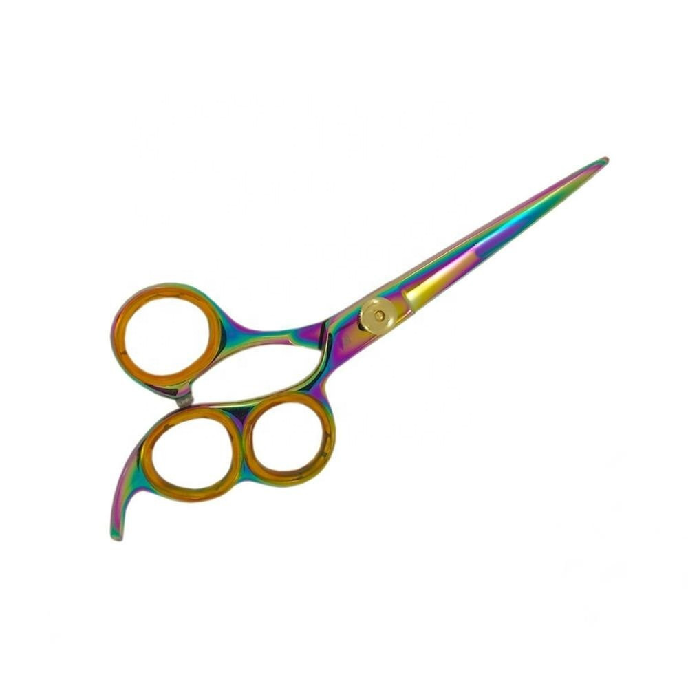 Buy 3 Ring Rainbow Titanium Coated Hair Scissors/shears from ARMA ...