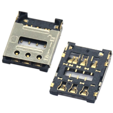 Buy 7 Pin 1.4h 4ff Internal Welding Smt Smd Type Slot Socket Adapt Nano ...