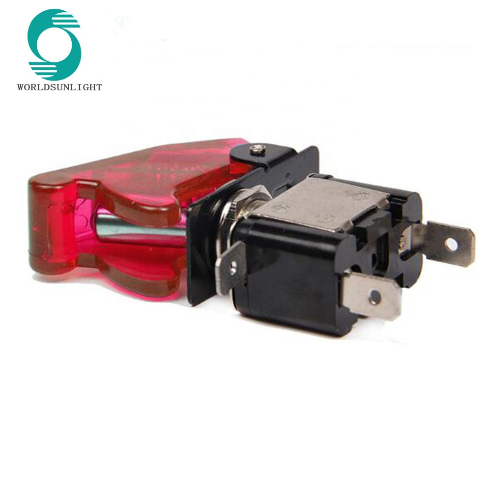 Buy Asw-07d 12v Red Illuminated Led Toggle Switch With Cover from ...