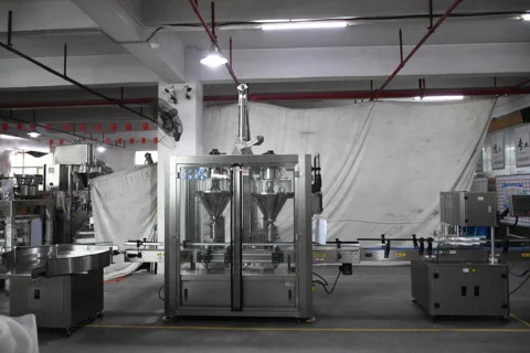 Buy Automatic Auger Filling Vanilla Powder Capping Labeling Packing ...