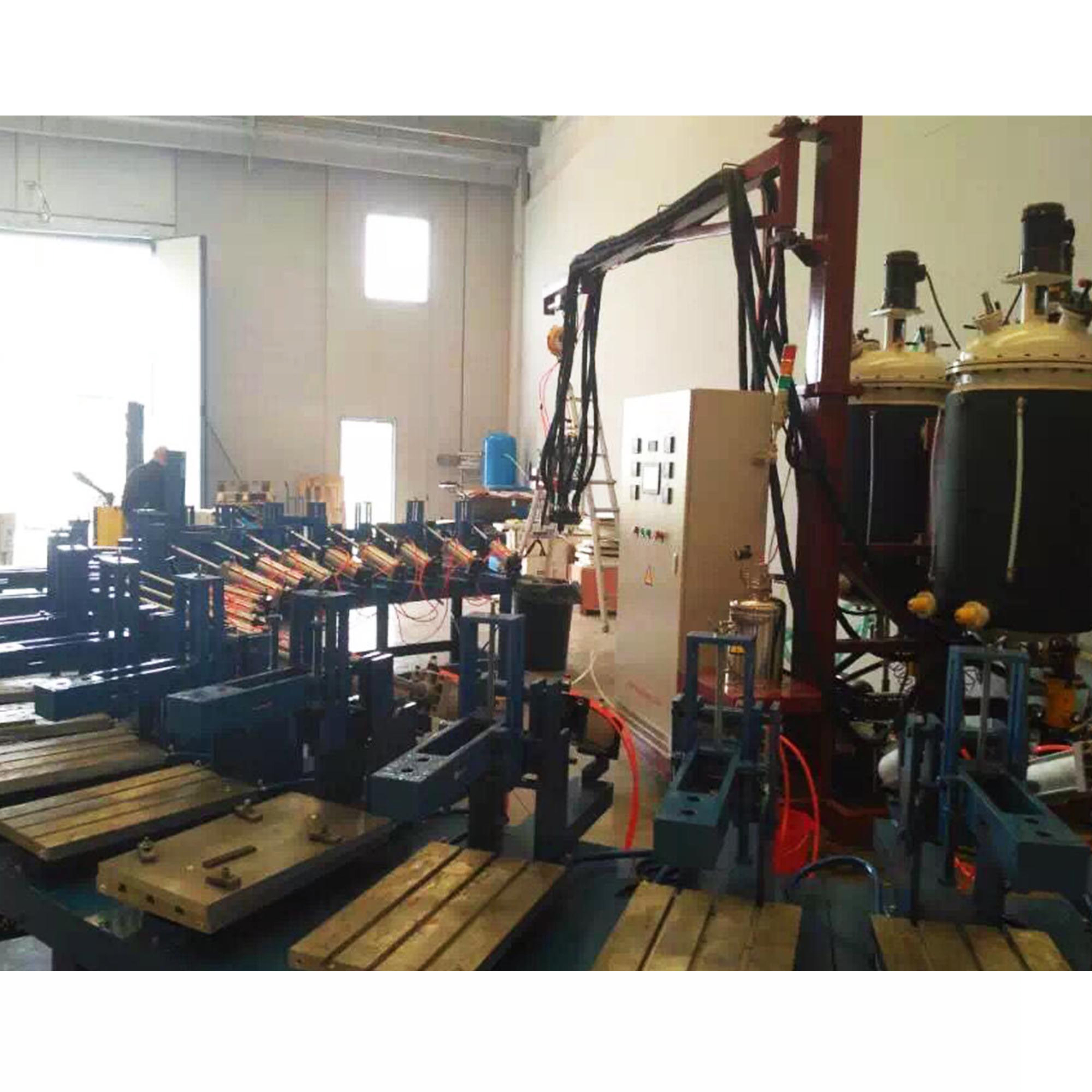 Buy Automatic Polyurethane Pu Pouring Shoe Sole Making Machine from Eps ...