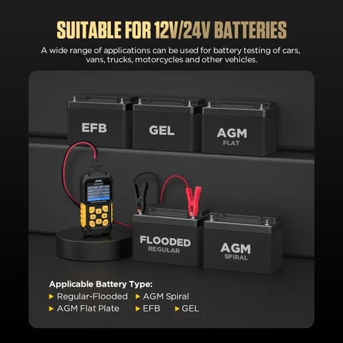 Buy Autool Bt460 Smart Battery Capacity Voltage Current Tester For 12v ...